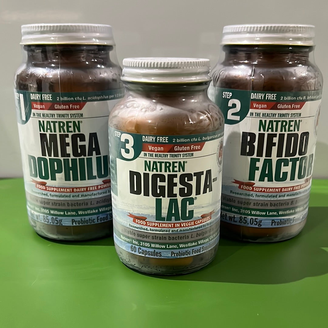 Healthy Trinity System (Dairy Free Powder and Capsules) – Natren UK